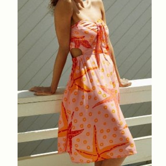 FARM Rio | Dresses | New W Tags Farm Rio Coral Sundress | Poshmark